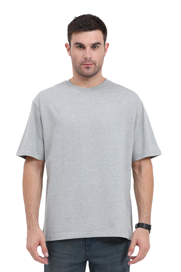 Grey Oversized T-Shirt for Men – Wolfattire